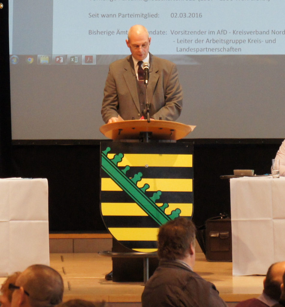 Aufstellungsversammlung zur Wahl der Kandidaten für den Sächsischen ...